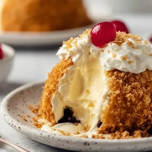 Homemade Fried Ice Cream